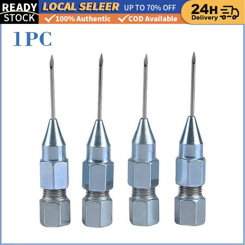 8mm grease Needle Nozzle Greaser Grease Gun Coupler Gun Head Adaptor ...
