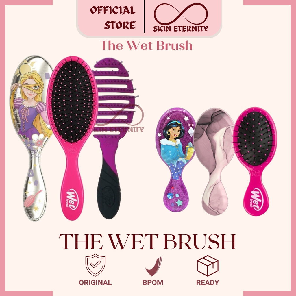 THE Wet Brush WetBrush Disney Princess / Wet Brush Mini Disney Princess ...