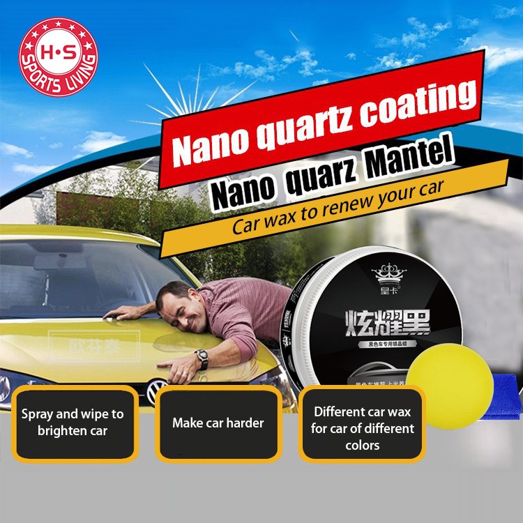 Car Solid Wax Coating Crystal Wax Decontamination Polishing Wax Quartz ...