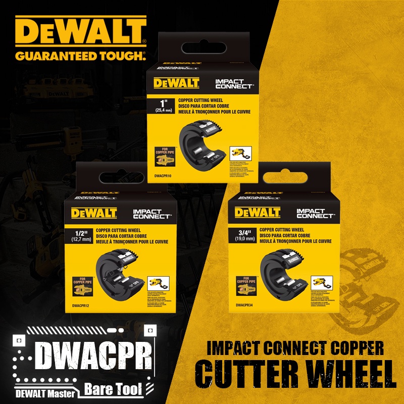DEWALT DWACPR12 DWACPR34 DWACPR10 Impact Connect Copper Cutter Wheel ...