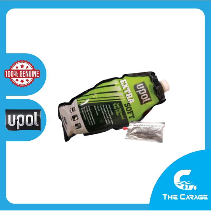 UPOL Extra Soft Universal Body Filler Putty with Hardener (880ml ...