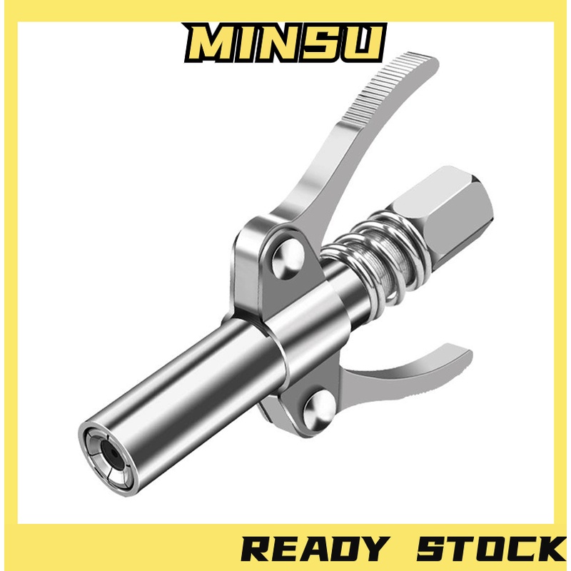 High-pressure clamp type grease nozzle self-locking manual grease ...
