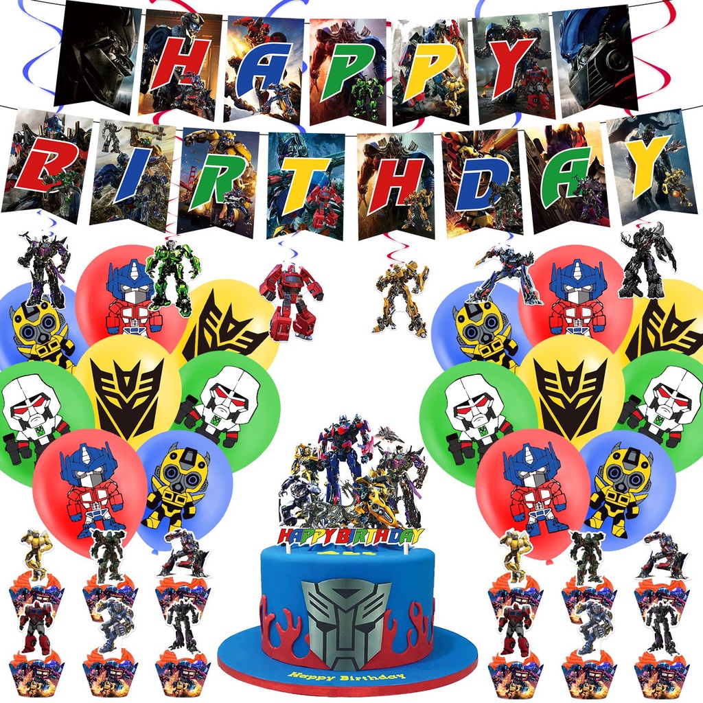 Transformers Birthday Decoration Birthday Party Decoration Transformers ...