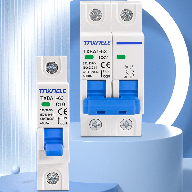 AC MCB 1P 2P 230V 400V 6KA Mini Circuit breaker Air Switch 6A 10A 16A 20A 32A 40A 50A 63A ...