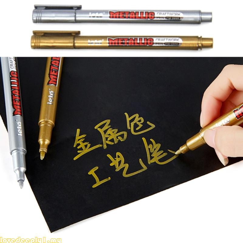 Love Metallic Acrylic Paint Pens Create Stunning Art on Multiple ...