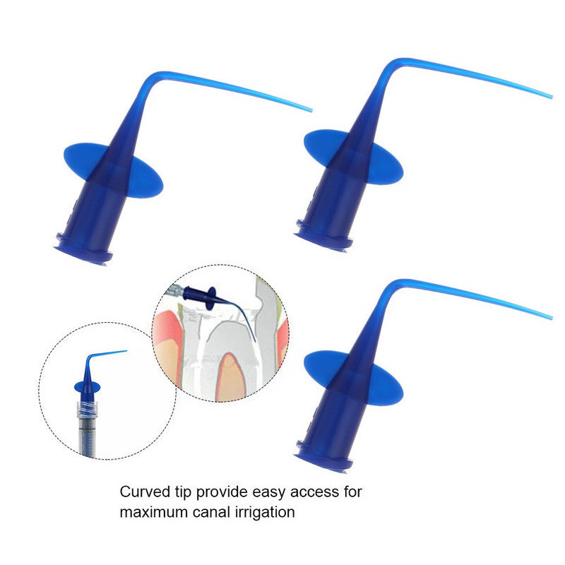 50Pcs Disposable Irrigation Tips Dental Composite Resin Rinse Tip Endo ...