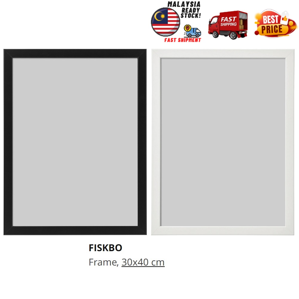 MINIKEA [30x40cm] Large Picture Frame . Fibreboard Photo Frame ...