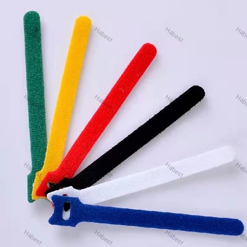 [1Pcs] Velcro Tape Ties Cable T-shape Pita Velcro Kabel Ikatan | Shopee ...