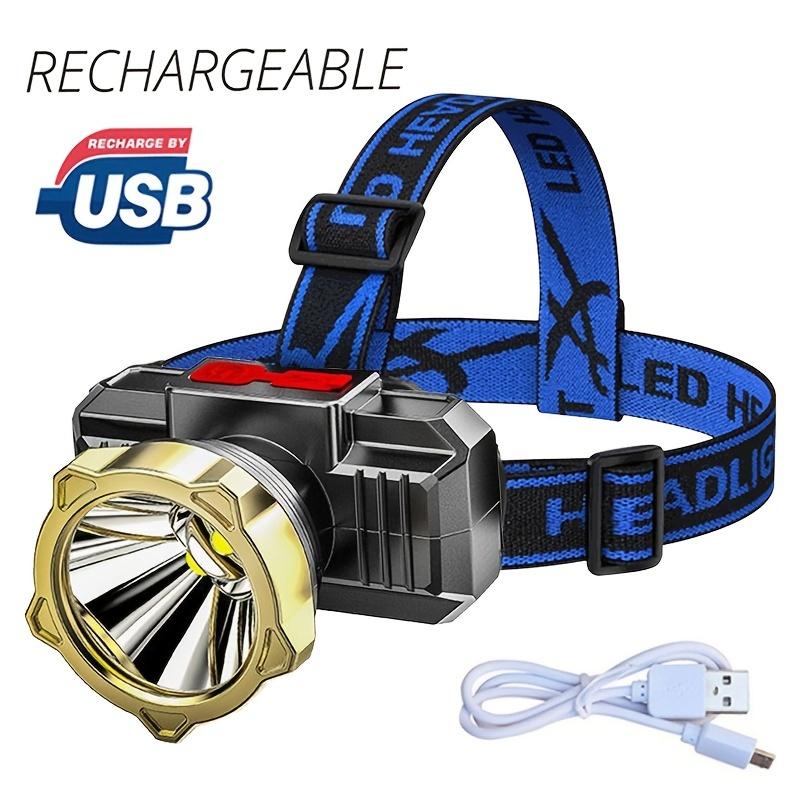 USB Rechargeable Mini LED Headlamp for Outdoor Camping and Fishing ...
