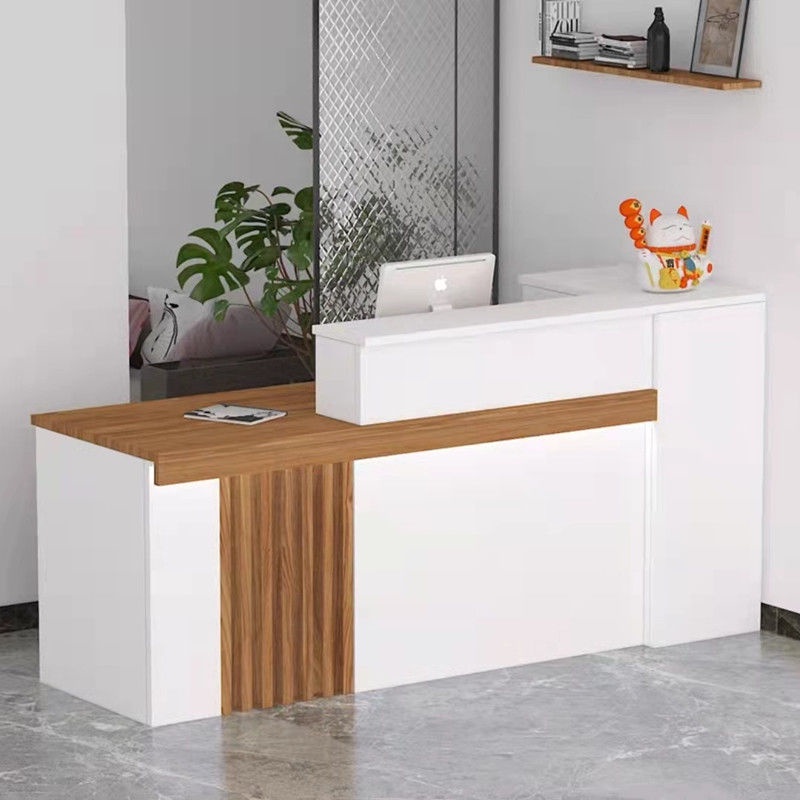 Bar Counter Cashier New Chinese Style Simple Modern Company Front Desk ...