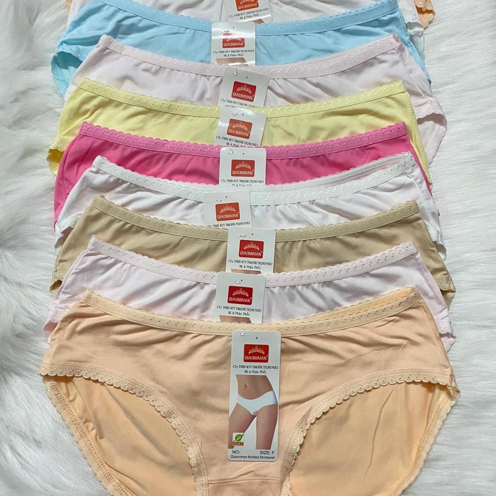 QIAONIMAN 2109 Combo 10 Thai underwear, women's cotton underwear size 45-62kg, high waisted ...