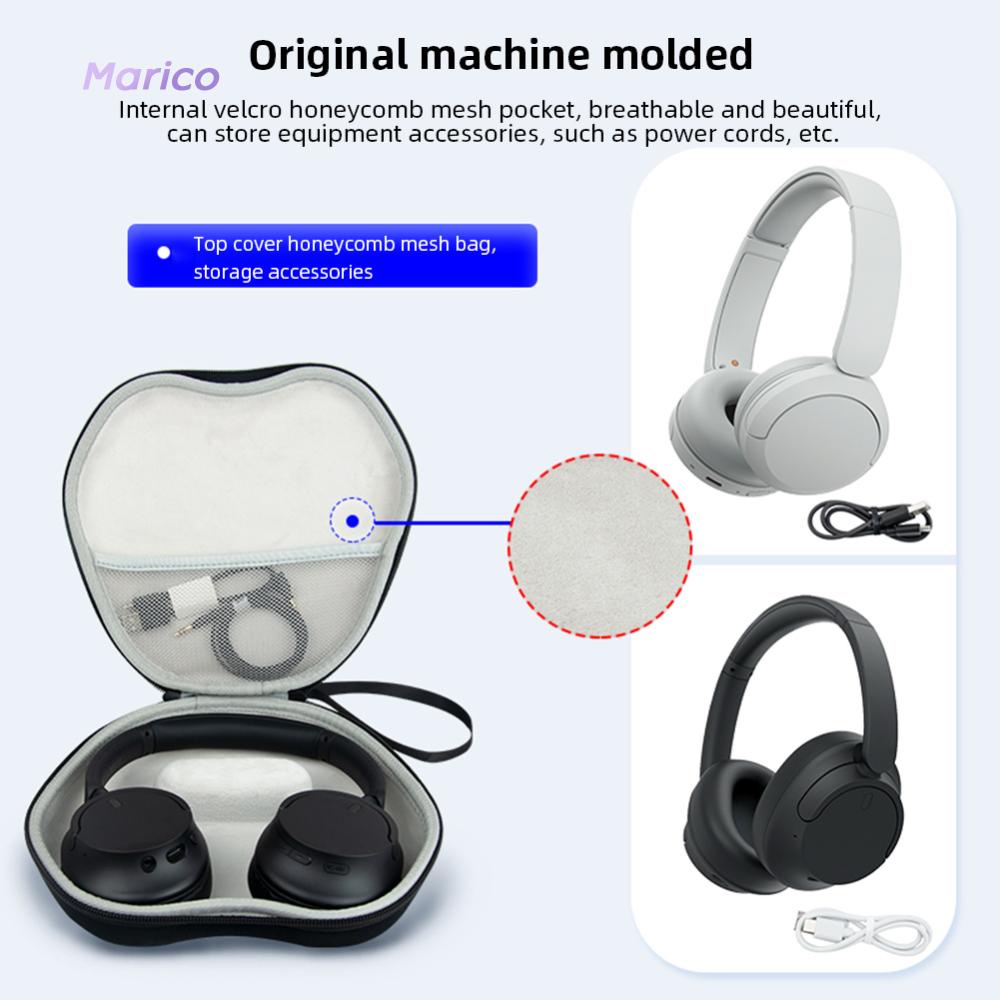 Headphone Storage Bag Dustproof Portable Storage Bag for WH-CH720N/WH ...