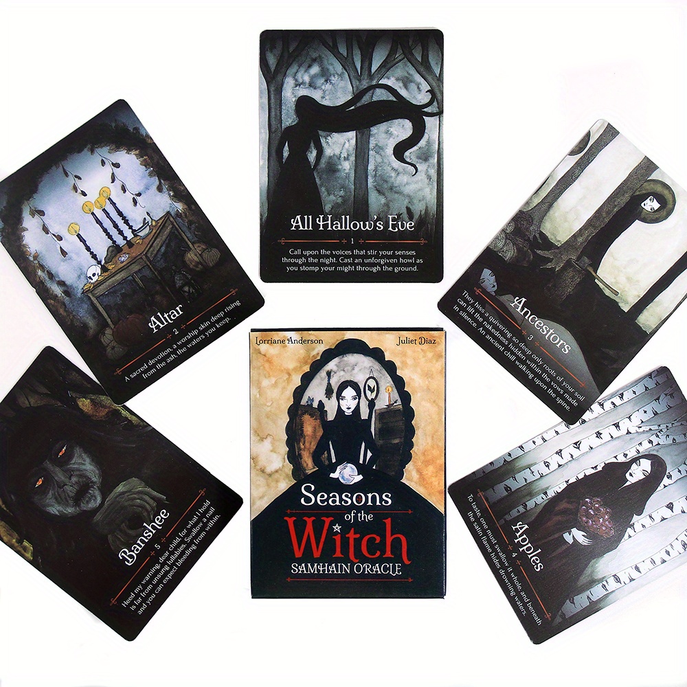 Seasons of the Witch Tarot Card Party Board Game Divination Fate Cards ...