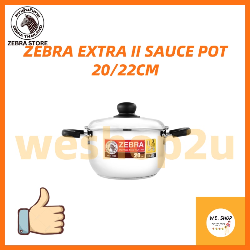 READY STOCK!!! Original THAILAND Zebra Extra II Sauce Pot (20cm/22cm ...