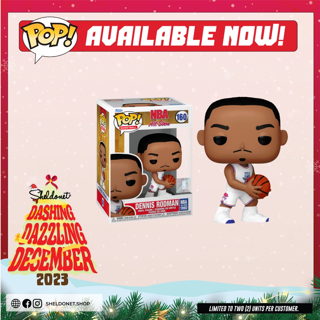 Funko Pop! NBA: Legends - Dennis Rodman [All-Stars] (1992) | Shopee ...