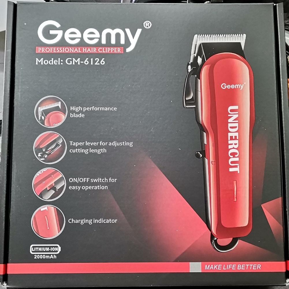 Original Geemy GM-6126 Professional Hair Clipper Undercut | Shopee Malaysia