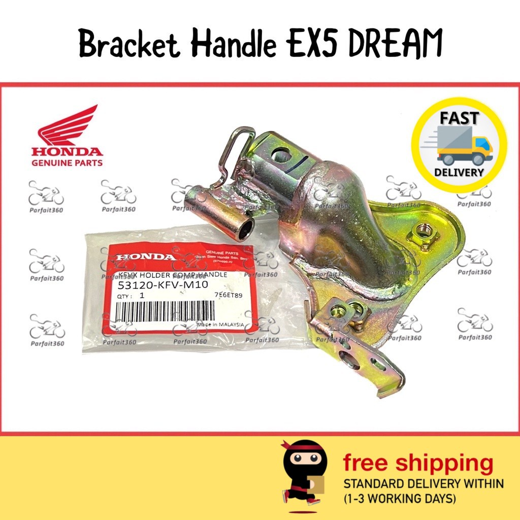 53120-KFV-M10 HONDA EX5 DREAM Bracket Handle Holder / Tekok Handle 100% ...