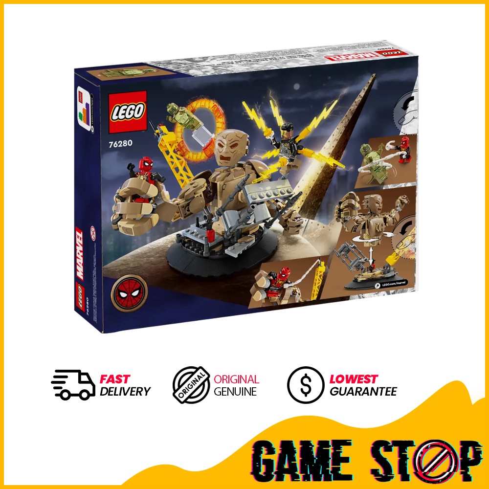 Lego 76280 Super Heroes Marvel Spider-Man vs. Sandman: Final Battle ...