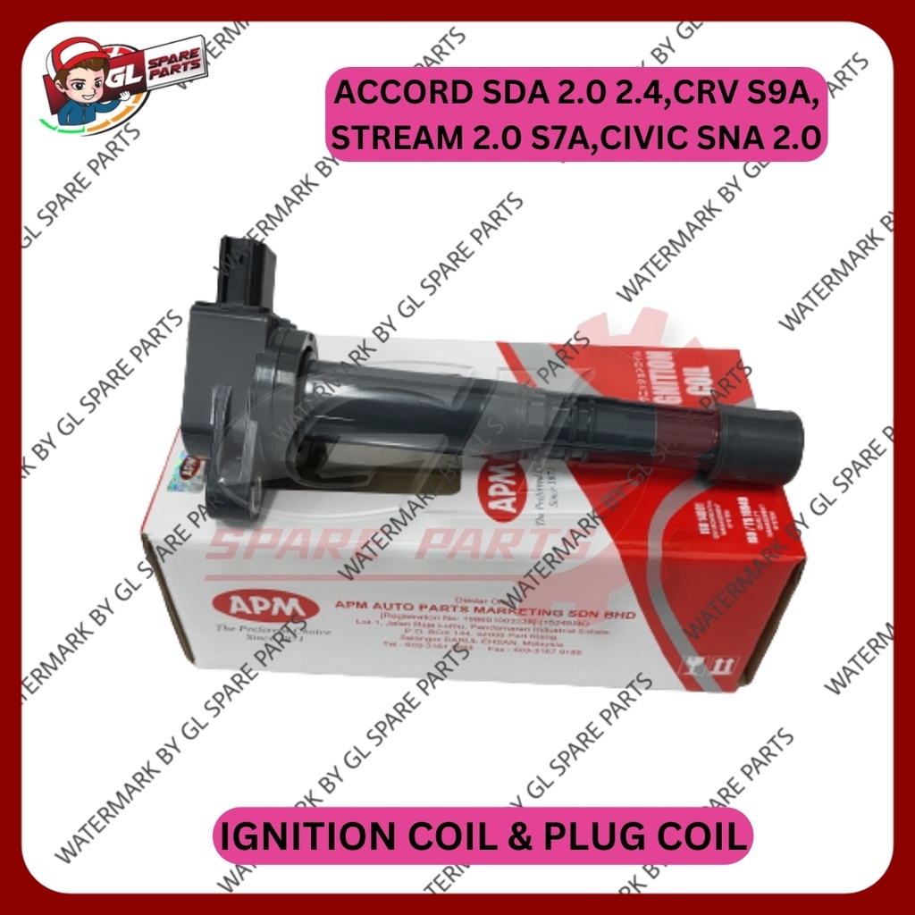 HONDA CIVIC SNA 2.0 ACCORD SDA 2.0 2.4 CRV S9A STREAM 2.0 S7A IGNITION ...