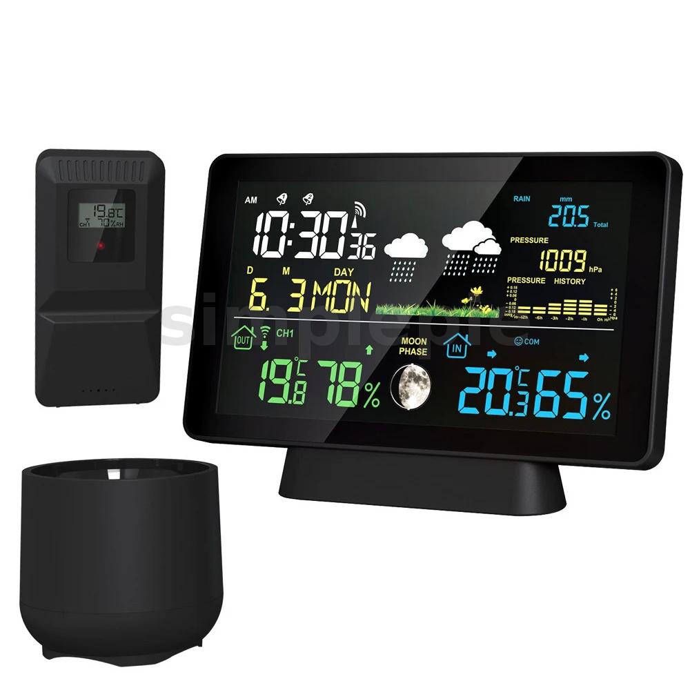 Professional Electronic Weather Station with Rain Gauge Multi ...