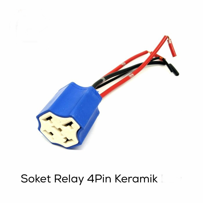 Ceramic Cable Relay Socket/4-Pin Foot Ceramic Relay Housing Cable ...