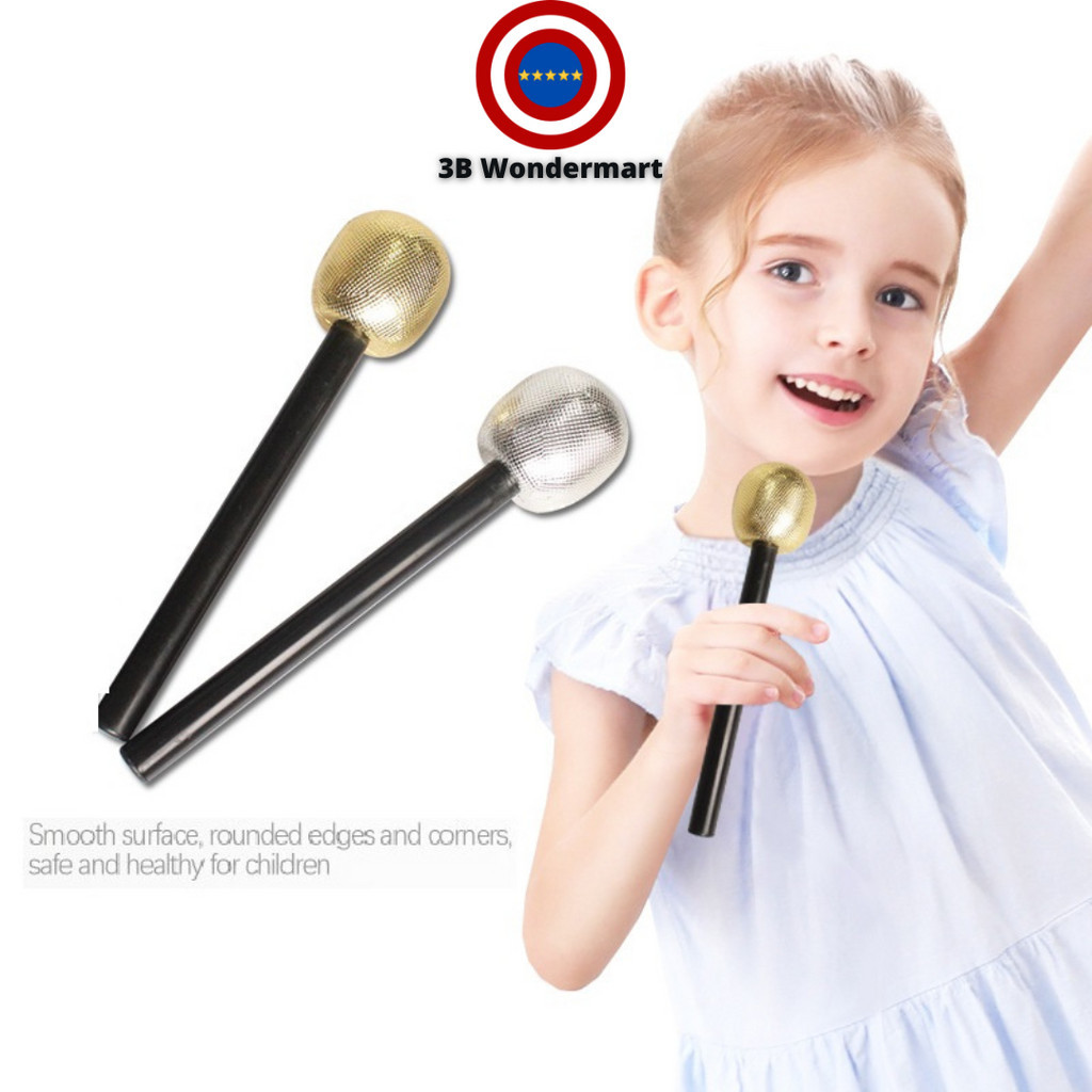 Halloween Decoration Microphone Singing Props Fake Microphone Dance Bar ...