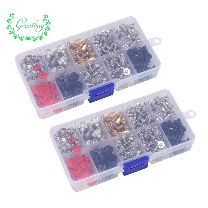 720pcs Personal Computer Screw Pc Case Screws Motherboard Standoffs For