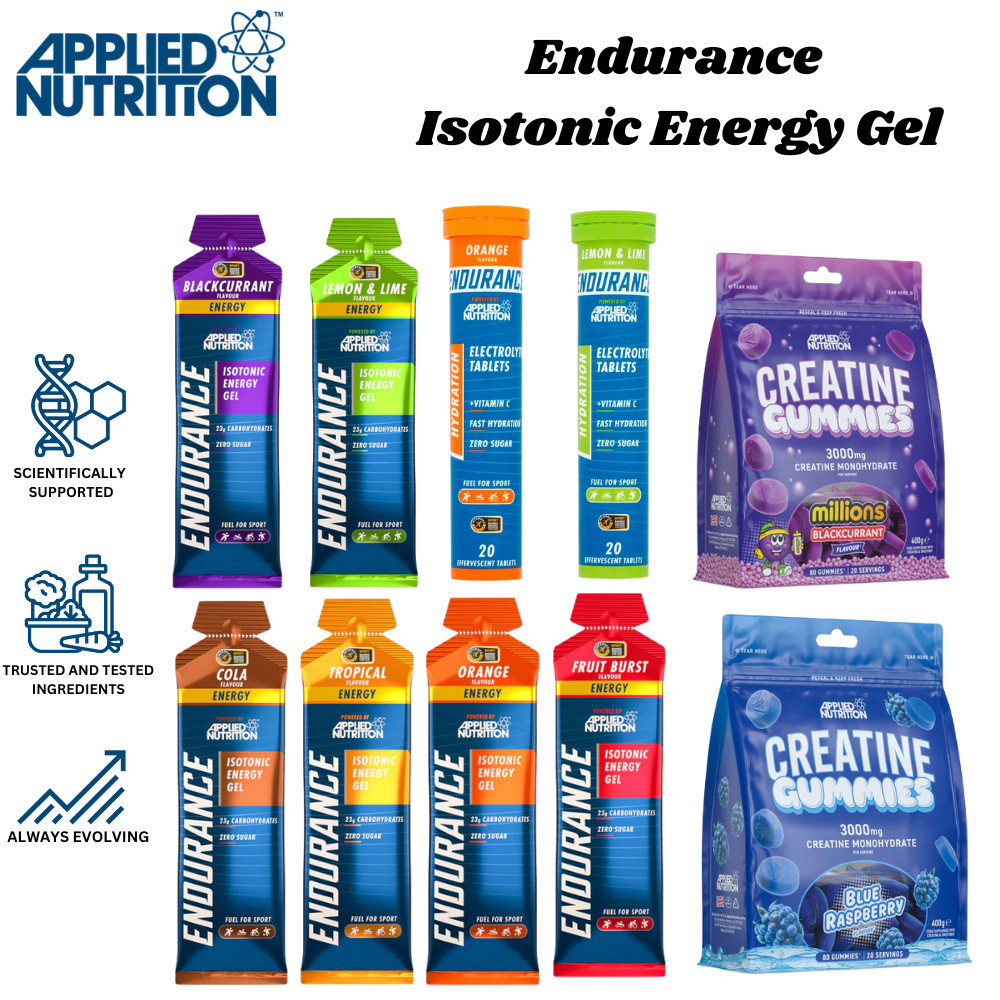 UK Applied Nutrition Endurance Istonic Energy Gel Breathe Effervescent ...