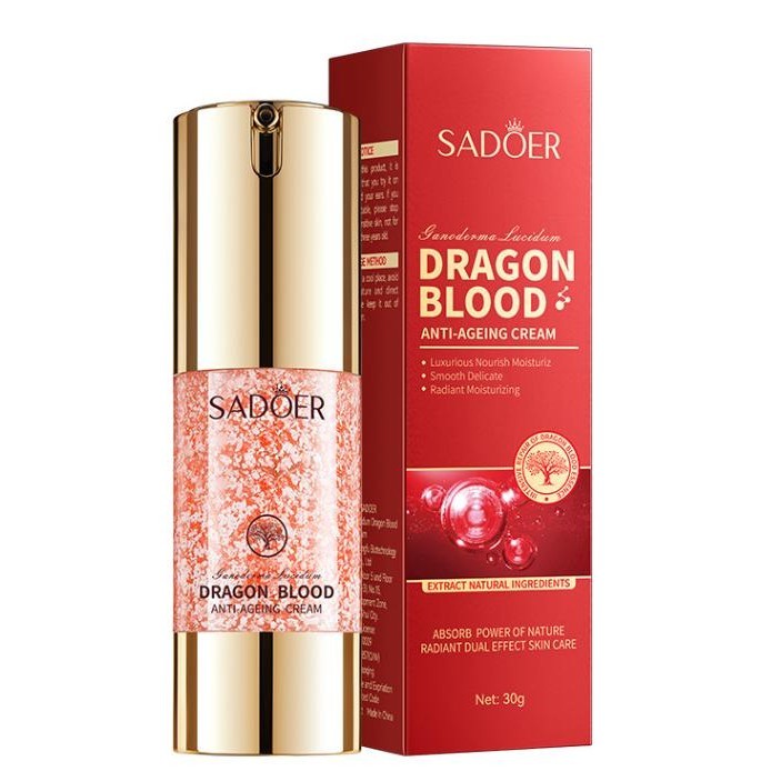 SADOER_OFFICIAL SADOER Dragon Blood Anti-Ageing Cream 30g Wrinkle Facial Serum Hydrating ...