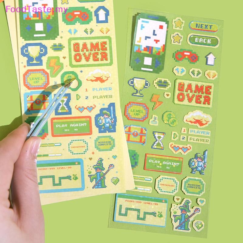 FoodTaste Cute Pixel Candy Series Decorative Stickers Planner Journal ...