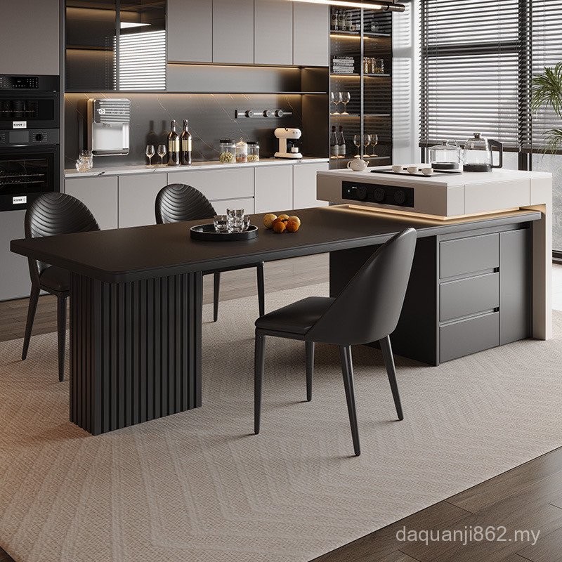 2024 Atmosphere Light Advanced Italian Light Luxury Rock Island Table ...