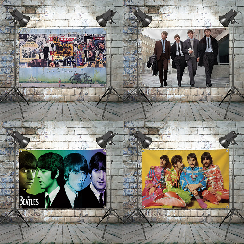 Beatles beatles beatles beatles Band Bar Piano Row Rock Wall Background ...