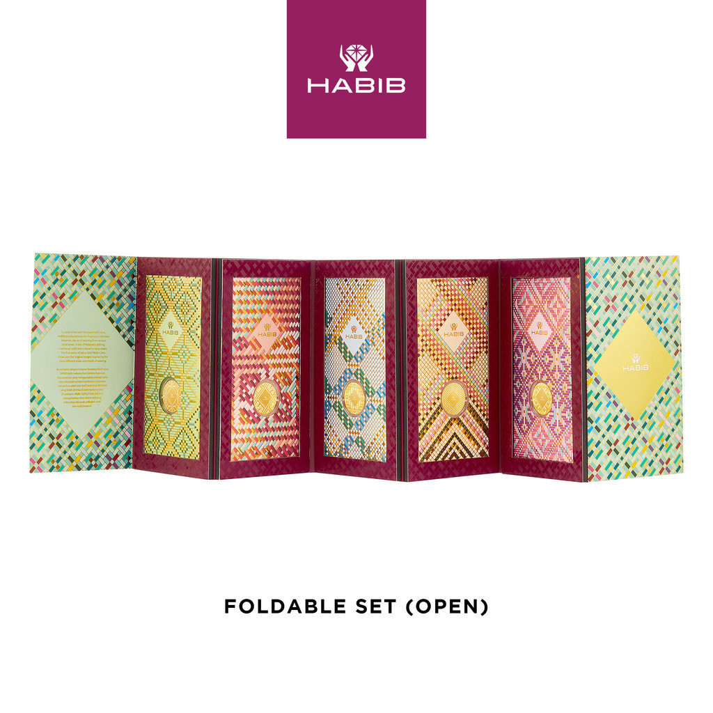 HABIB Anyaman Collection Set | 999.9 Gold Wafer Coin (1.00G) | Shopee ...