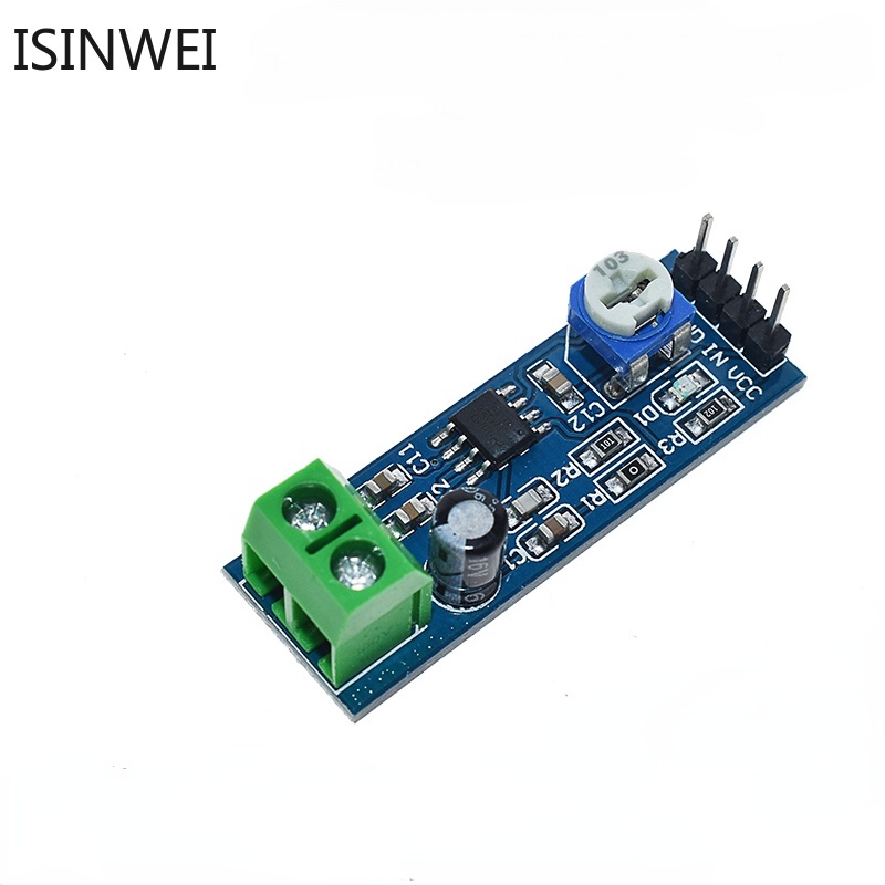 LM386 Audio Power Amplifier Module 200 Times Gain Amplifier Board Mono ...