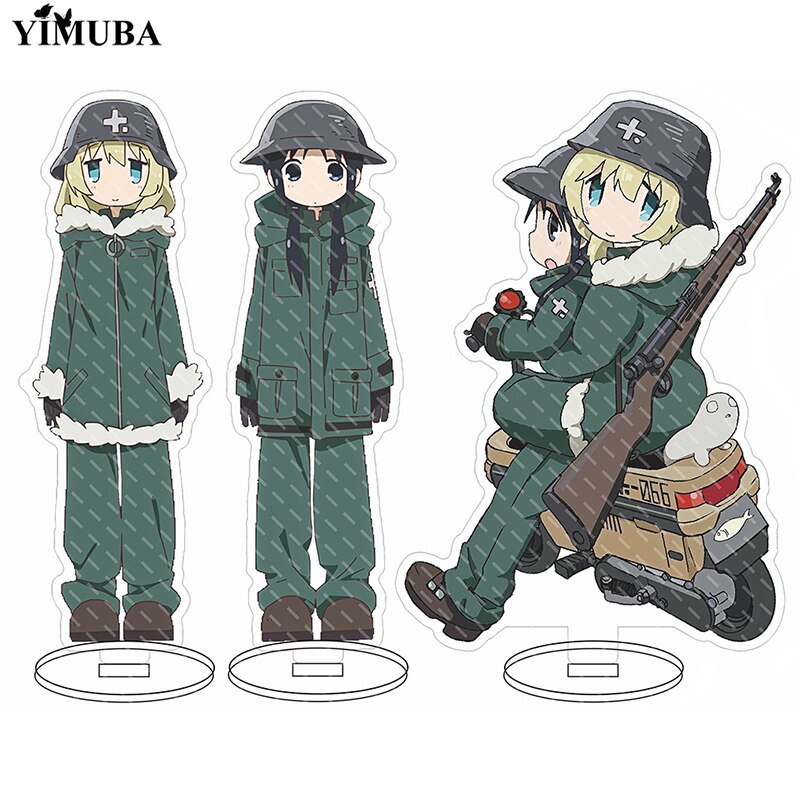 Standee model Anime Girls Last Tour Chito And Yuri tabletop transparent ...