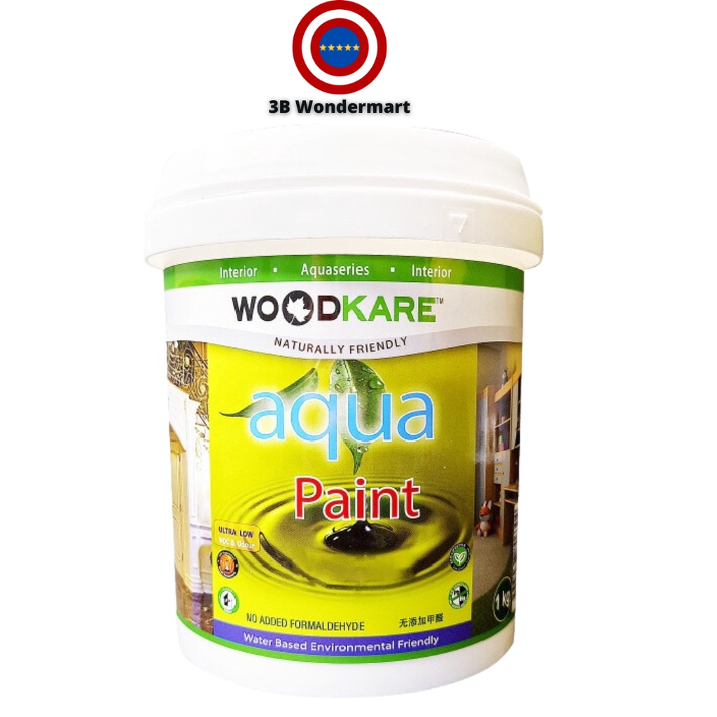 Wood-Kare Aqua Paint For Interior Wood Timber 1L / 5L | Shopee Malaysia