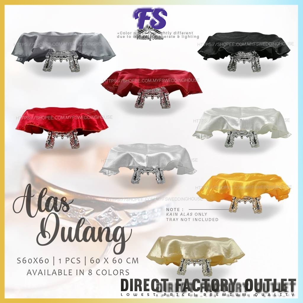 Alas Dulang / Kain Satin /Alas Dulang Satin Bulatan / Alas Dulang ...