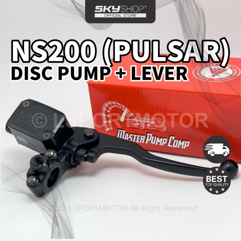 MODENAS PULSAR NS200 DISC PUMP + LEVER (FRONT) MASTER PUMP ASSY BRAKE ...