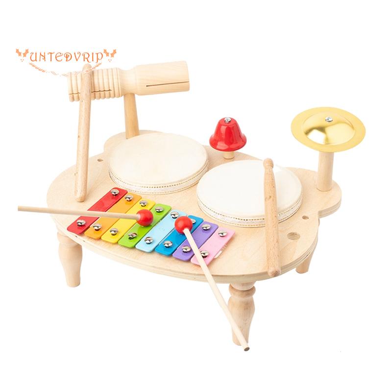 1Set Drum Set For Kids Musical Toys Kids Drum Percussion Instruments ...