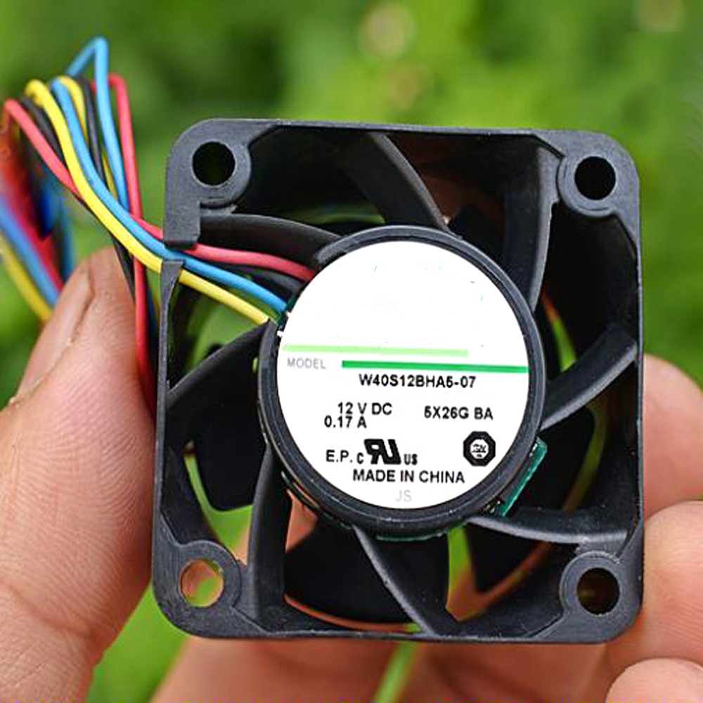 Micro Mini Fan 4CM Double Ball Bearing 4028 Brushless Fan DC 12V ...