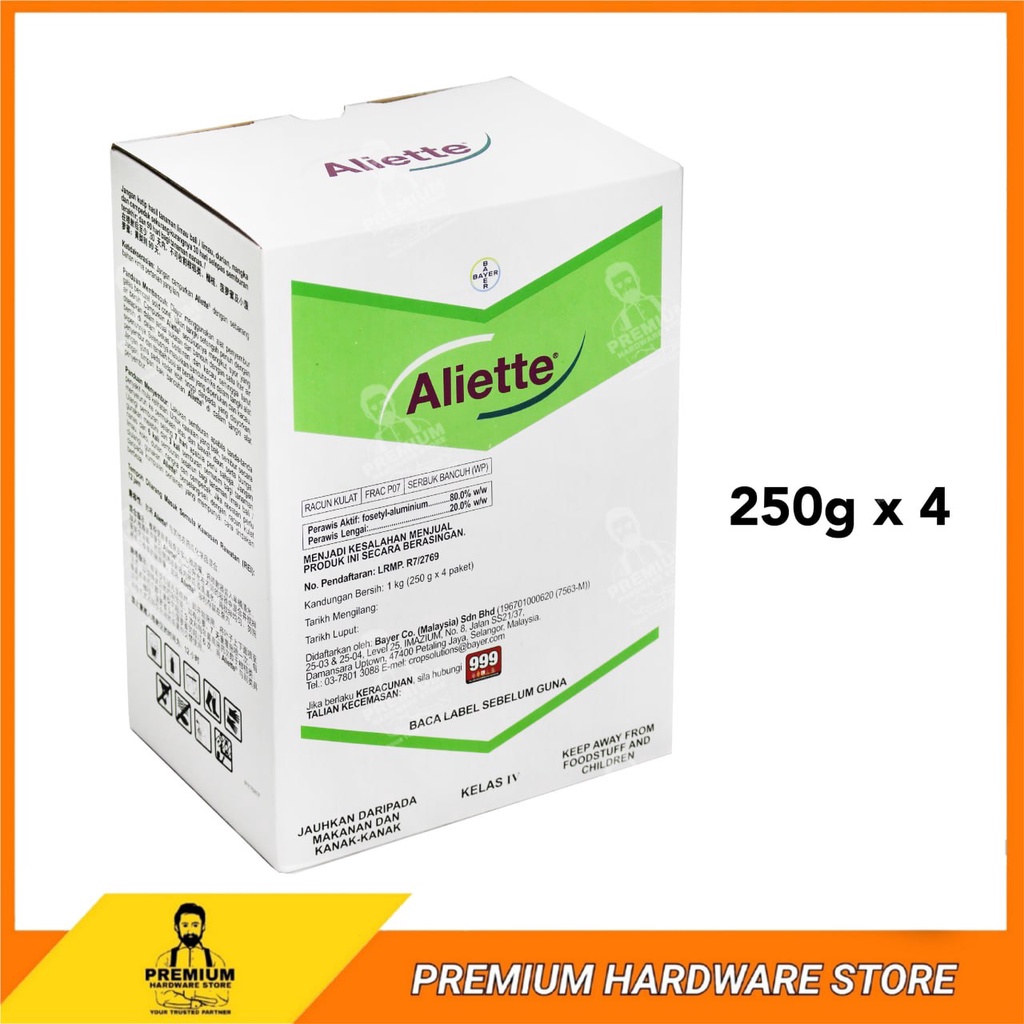 BAYER Aliette Fosetyl-aluminium 80% Bayer Racun Kulat Fungicide 1kg ...
