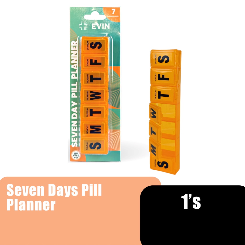 EVIN SEVEN DAY PILL PLANNER HTM Pharmacy | Shopee Malaysia