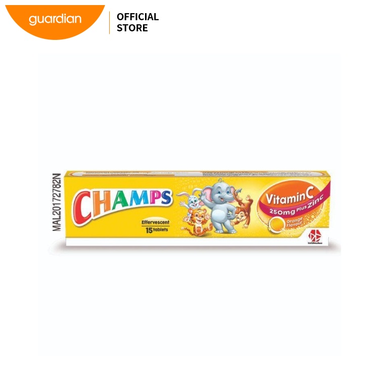 Champs Effervesccent VIT C Plus Zinc 15'S | Shopee Malaysia