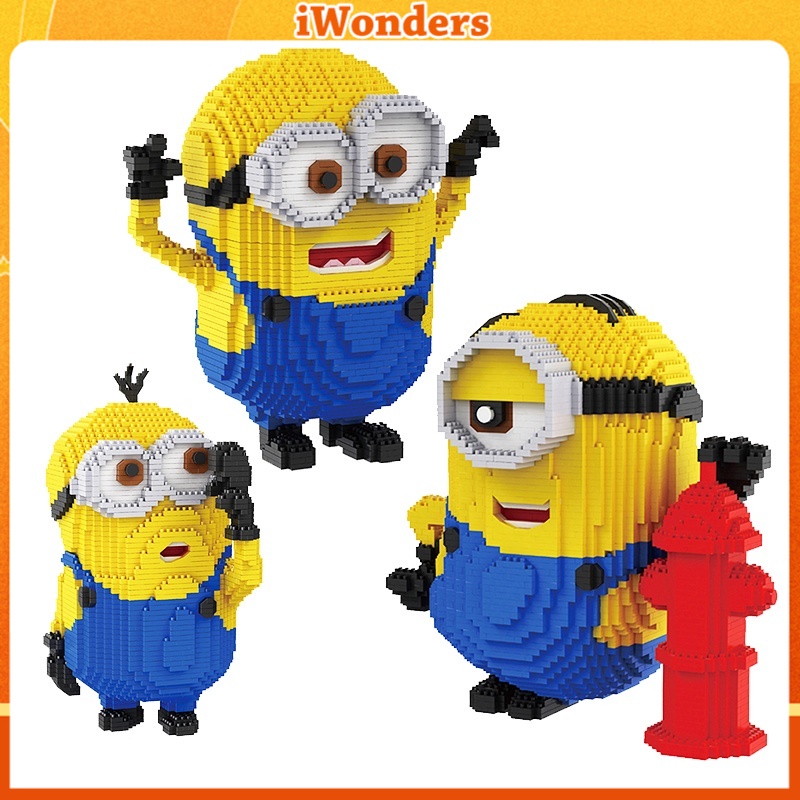 Nano Block Despicable Me-Minions MOC Building Block Gru Fun Doll ...