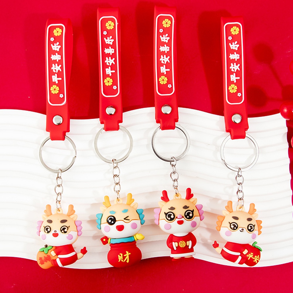 Keyring Keychain Chinese New Year Decorations Spring Festival Cartoon ...