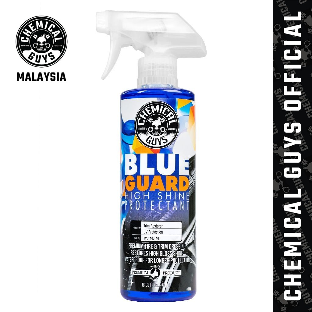 Chemical Guys Blue Guard II Wet Look Premium Dressing (16 Oz) | Shopee ...