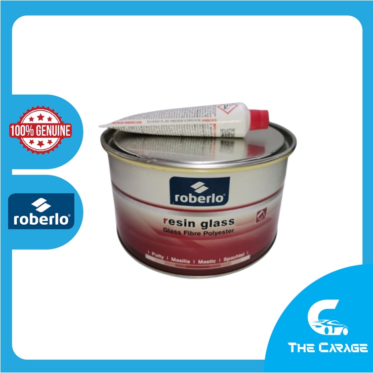 ROBERLO Resin Glass Fibre Polyester with Hardener 1.5kg | Shopee Malaysia
