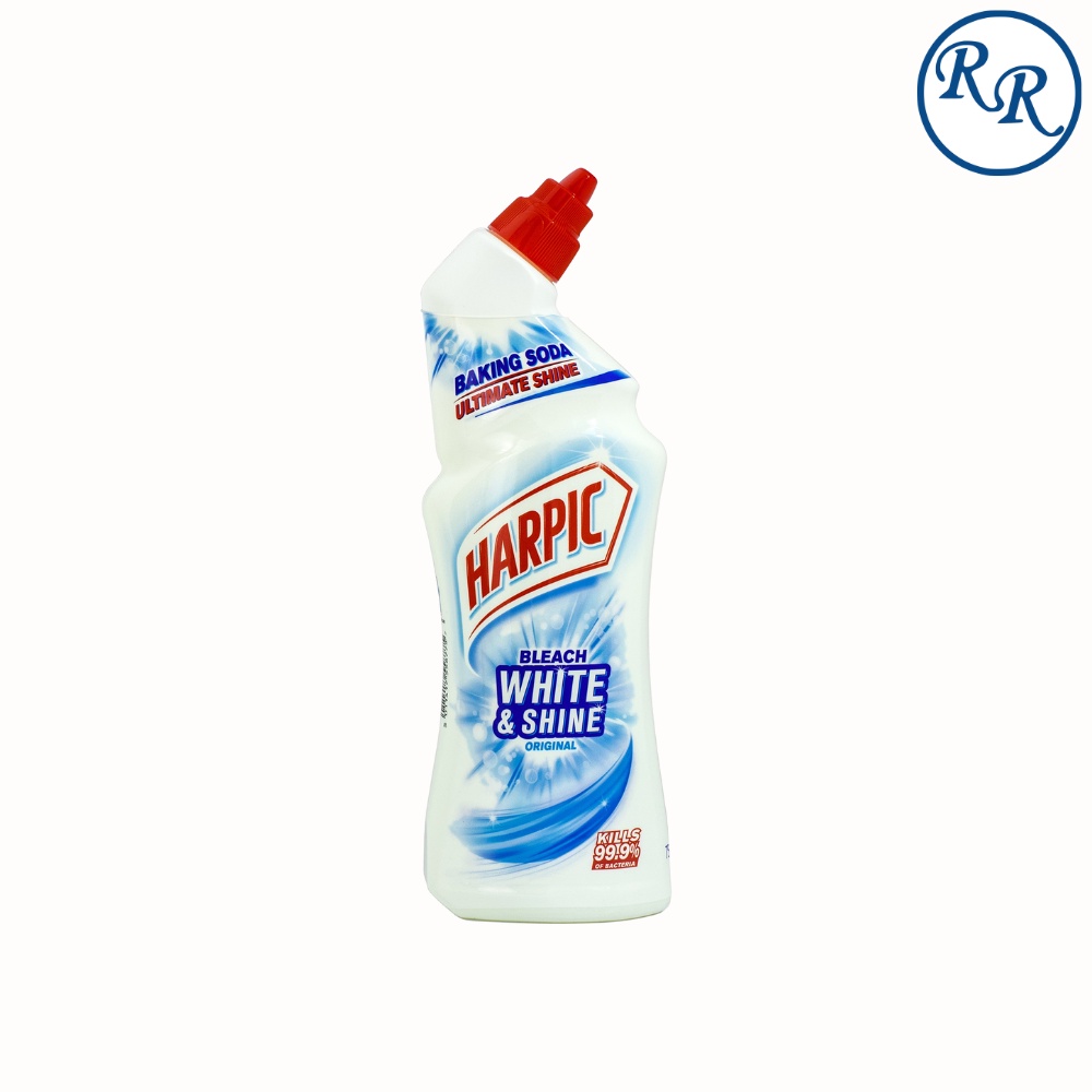 HARPIC WHITE & SHINE ORIGINAL BLEACH BAKING SODA TOILET CLEANER 750ML ...