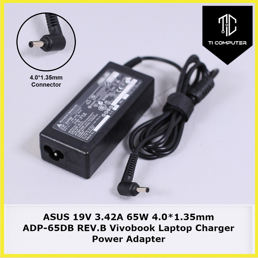 ASUS 65W 19V 3.42A 4.0*1.35mm Laptop Charger ADP-65DB REV.B Power ...