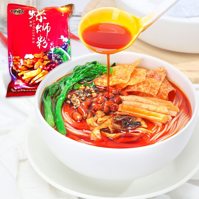 十里螺香 螺蛳粉 袋广西柳州全螺蛳店速食米粉螺丝粉Luo Snail Noodles Luo Shi Fen | Shopee Malaysia